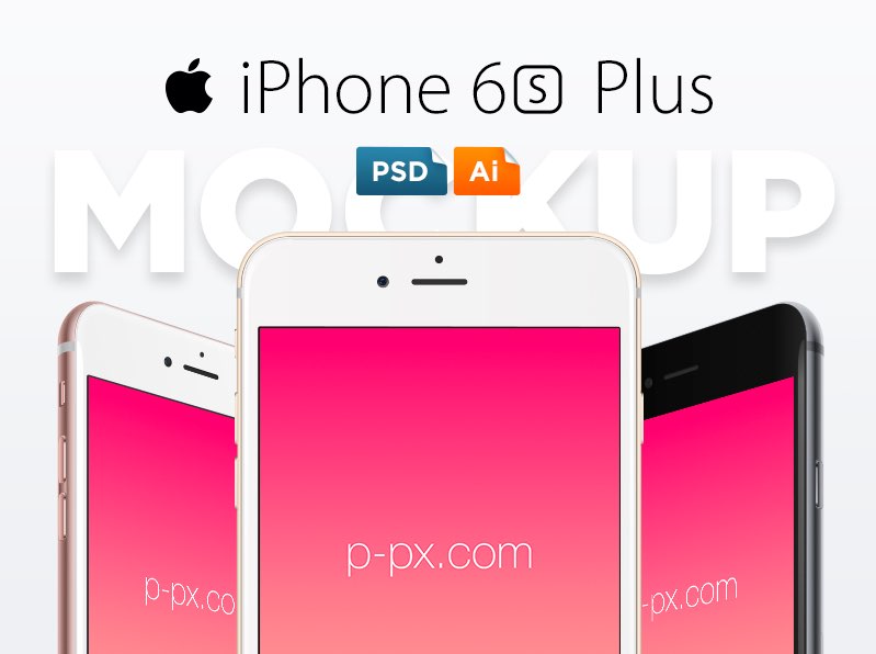 iPhone 6S Plus Mockup Bundle - Mockup World