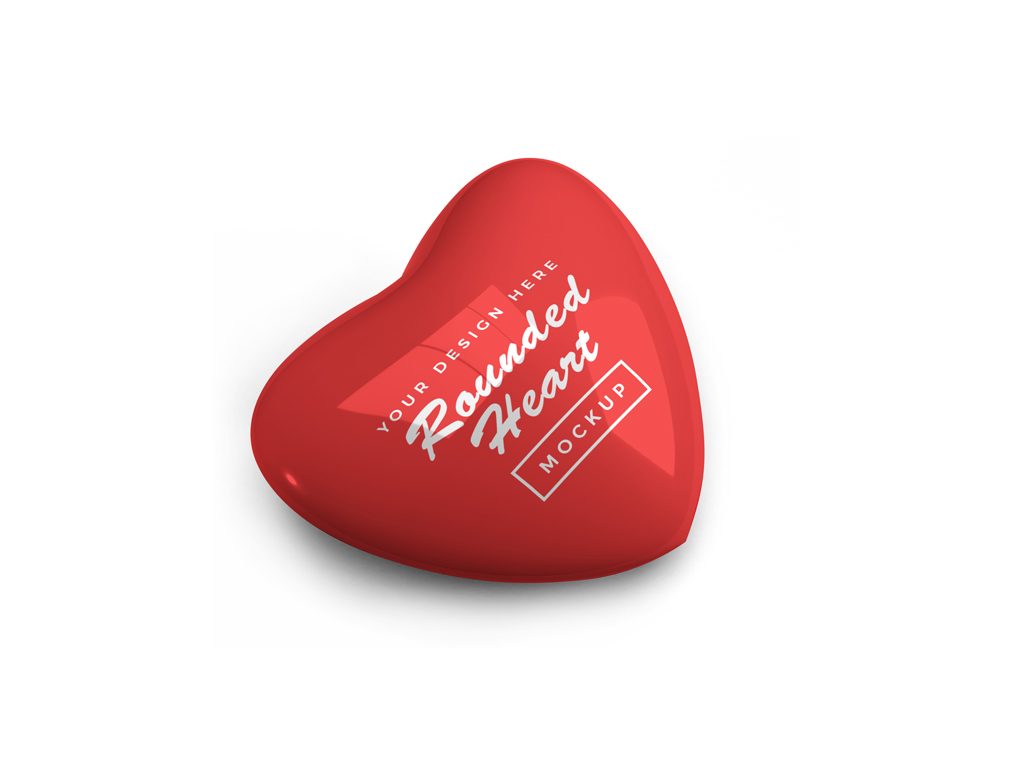 Valentine Heart Mockup - Mockup World