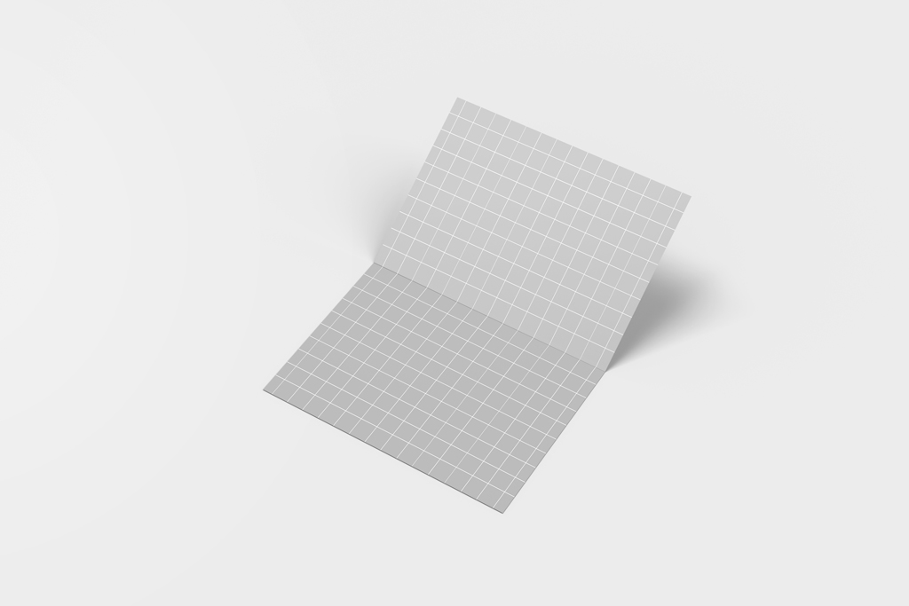 Folded Invitation Card Mockup - Mockup World