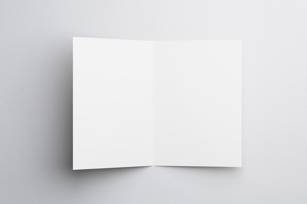 Open bifold Brochure Mockup - Mockup World