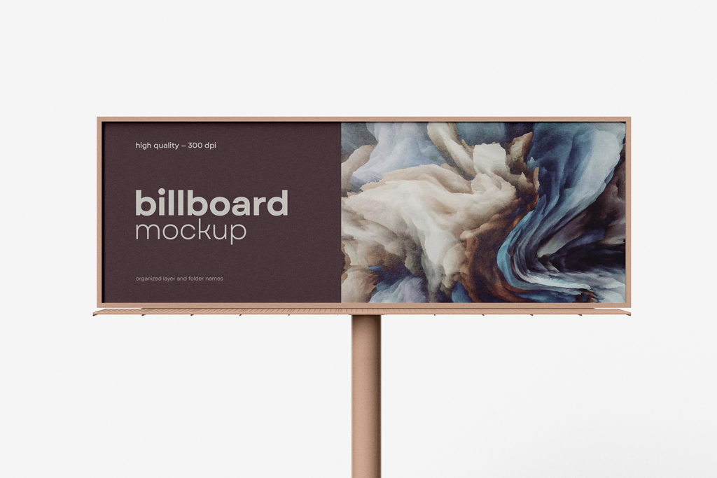 Huge Street Billboard Mockup - Mockup World