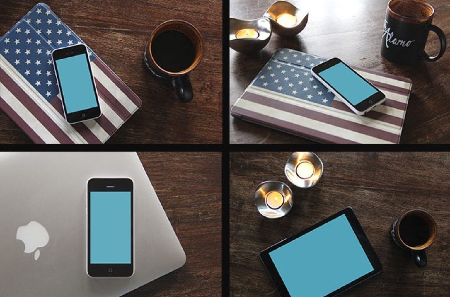 Set of iPad and iPhone Mockups - Mockup World