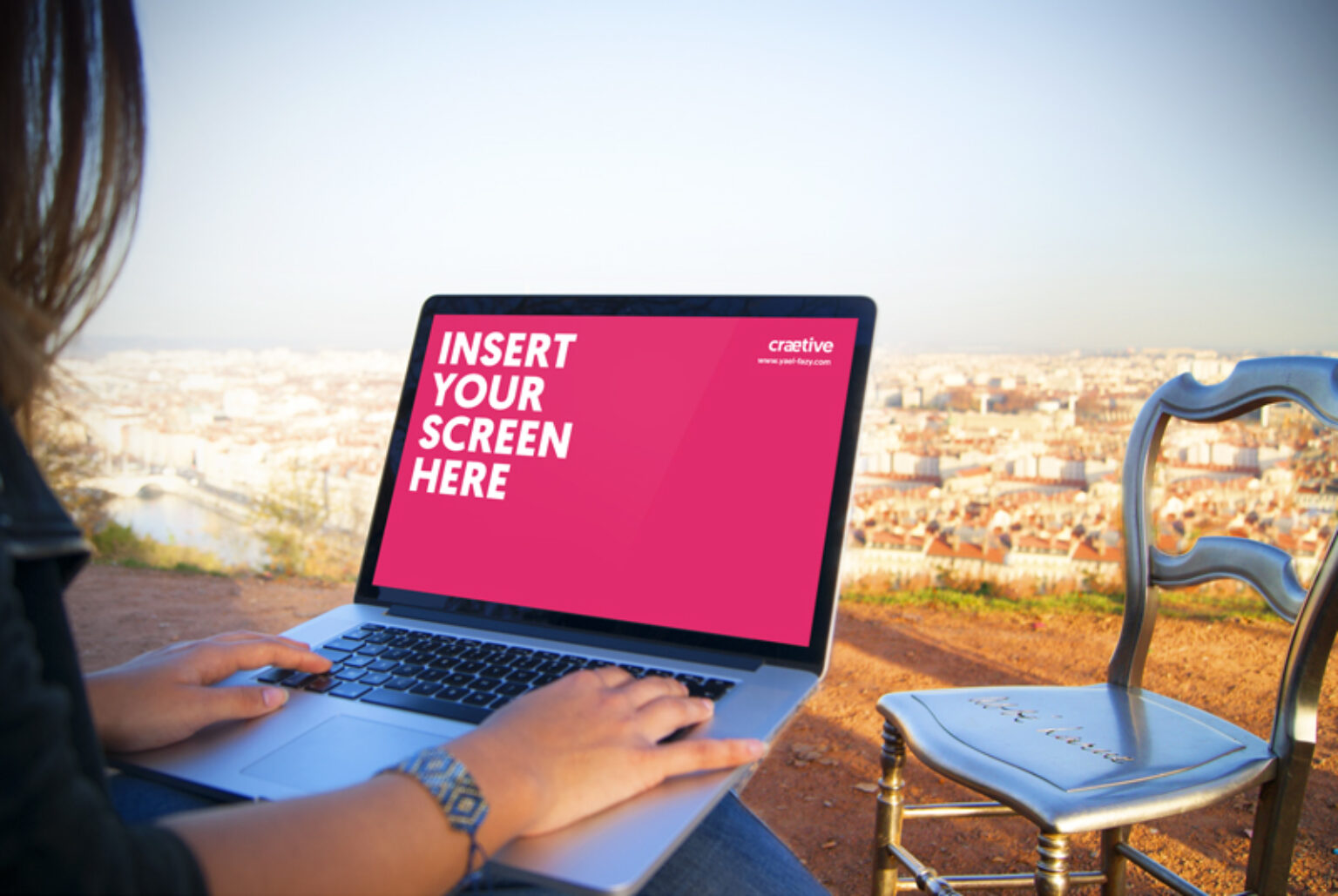 Collection of outdoor Macbook Retina 15" Mockups - Mockup World