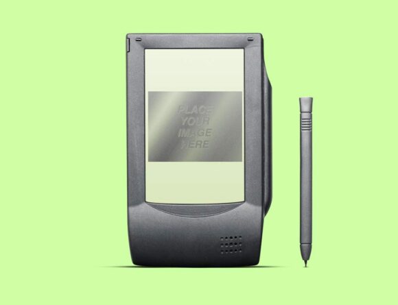 Set of Retro Computer Devices Mockups - Mockup World
