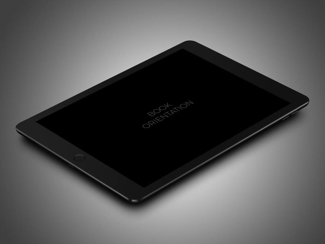 Black iPad Pro (9.7in) Mockup - Mockup World