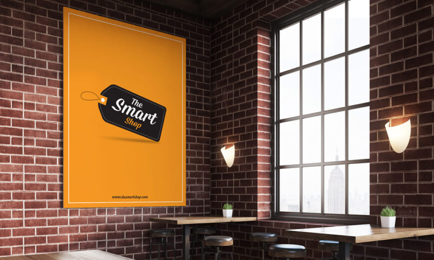 Restaurant Sign Mockup - Mockup World