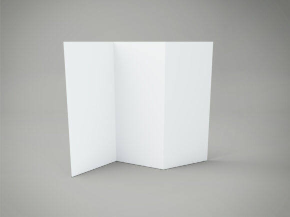 Z-Fold Flyer Mockup - Mockup World