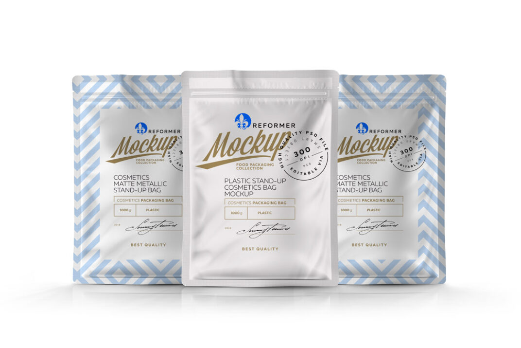 Stand-Up Pouch Packaging Mockup - Mockup World