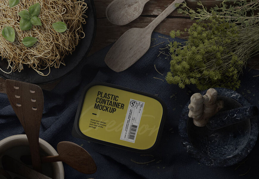 Kitchen Scene Mockup Generator - Mockup World