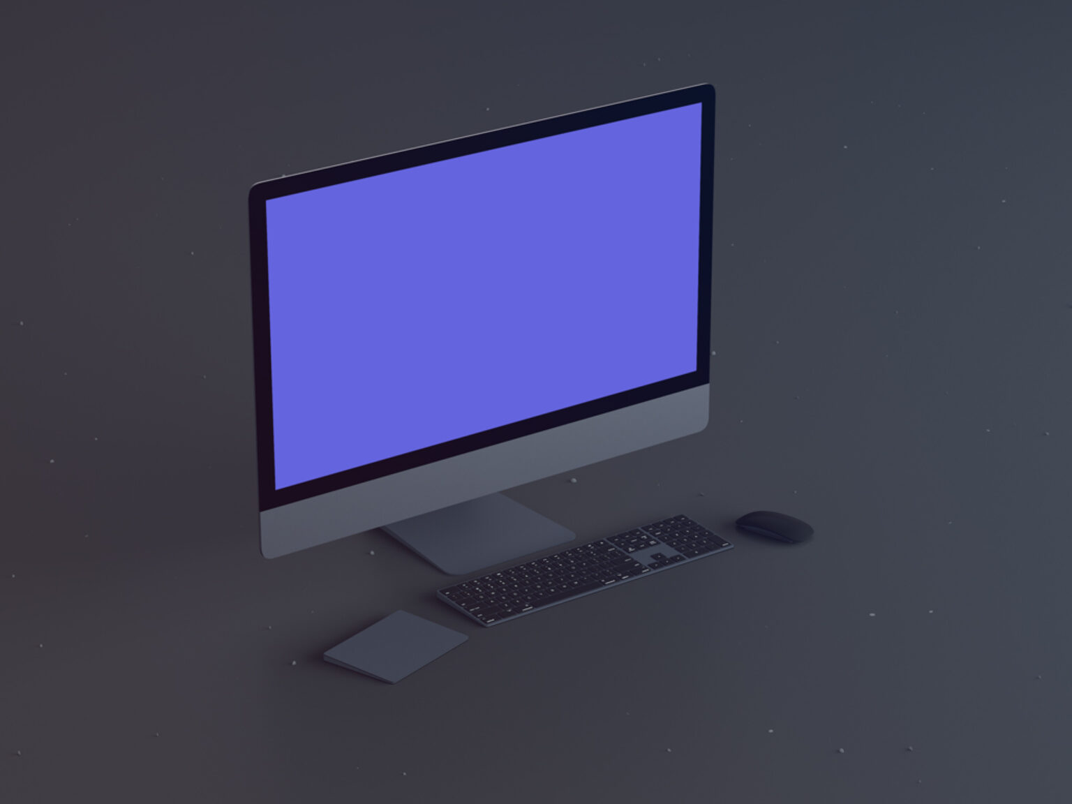 Exclusive Freebie: Space-gray iMac Pro Mockup - Mockup World
