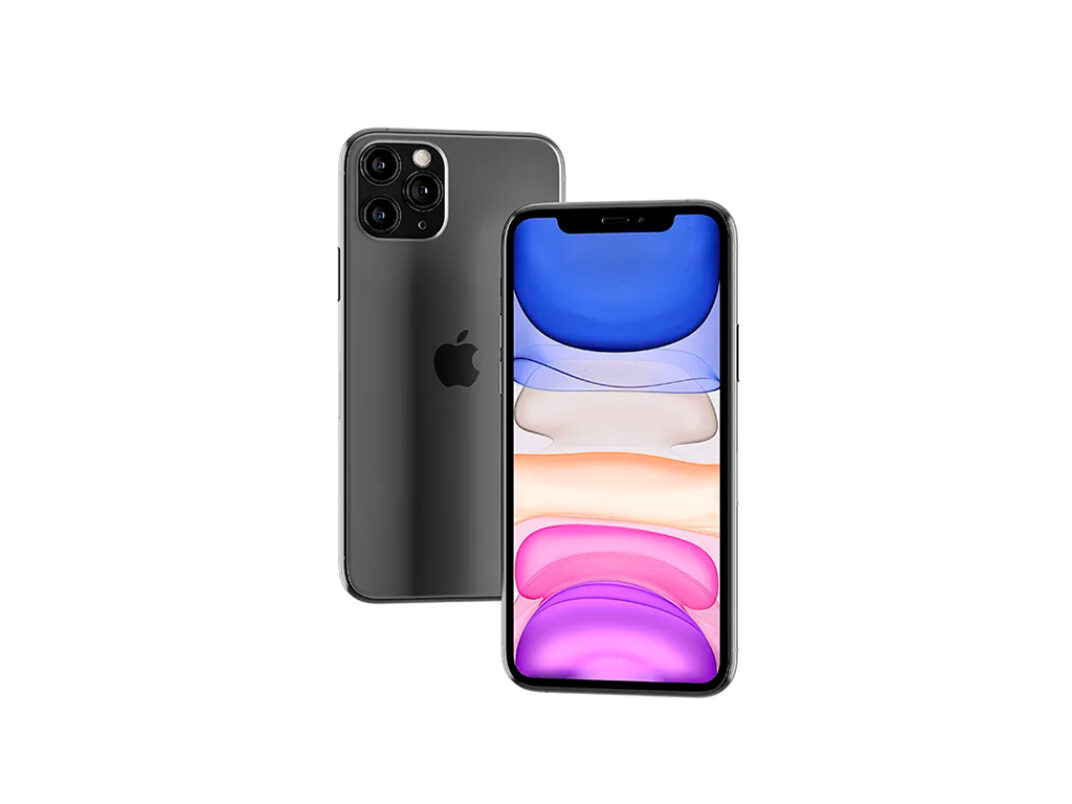 Floating iPhone 11 Pro Max (front & back) Mockup - Mockup World