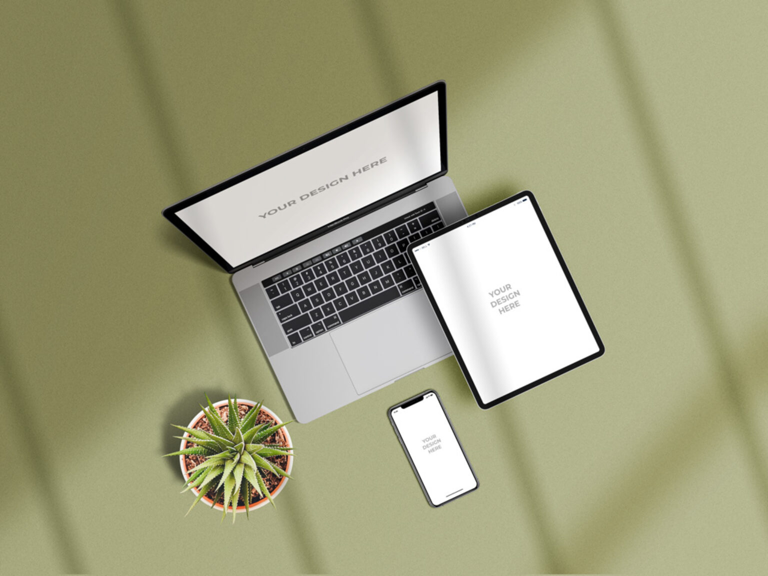Apple Devices Showcase Mockup - Mockup World