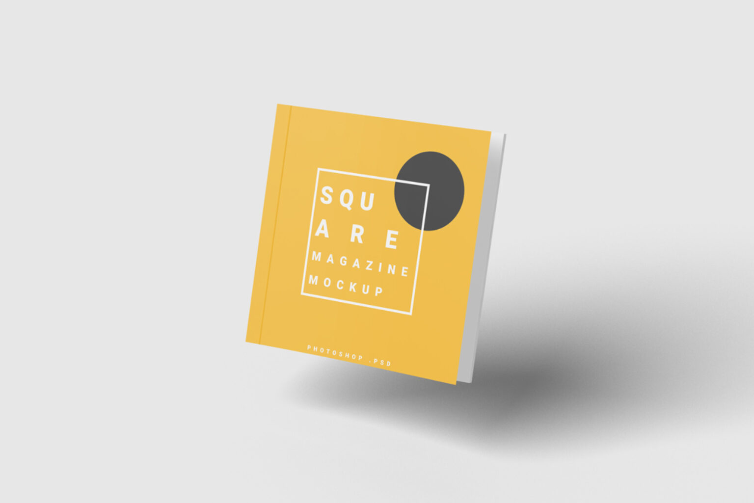 Floating Square Booklet Mockup - Mockup World