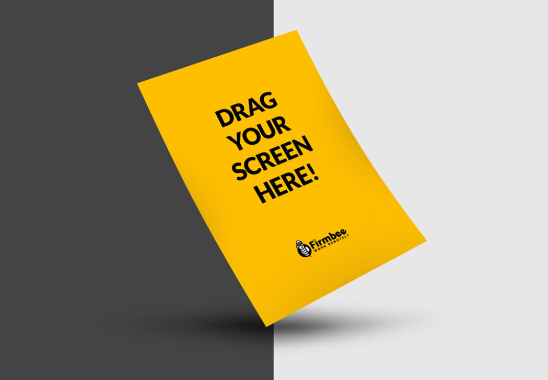 Floating A4 Flyer Mockup - Mockup World