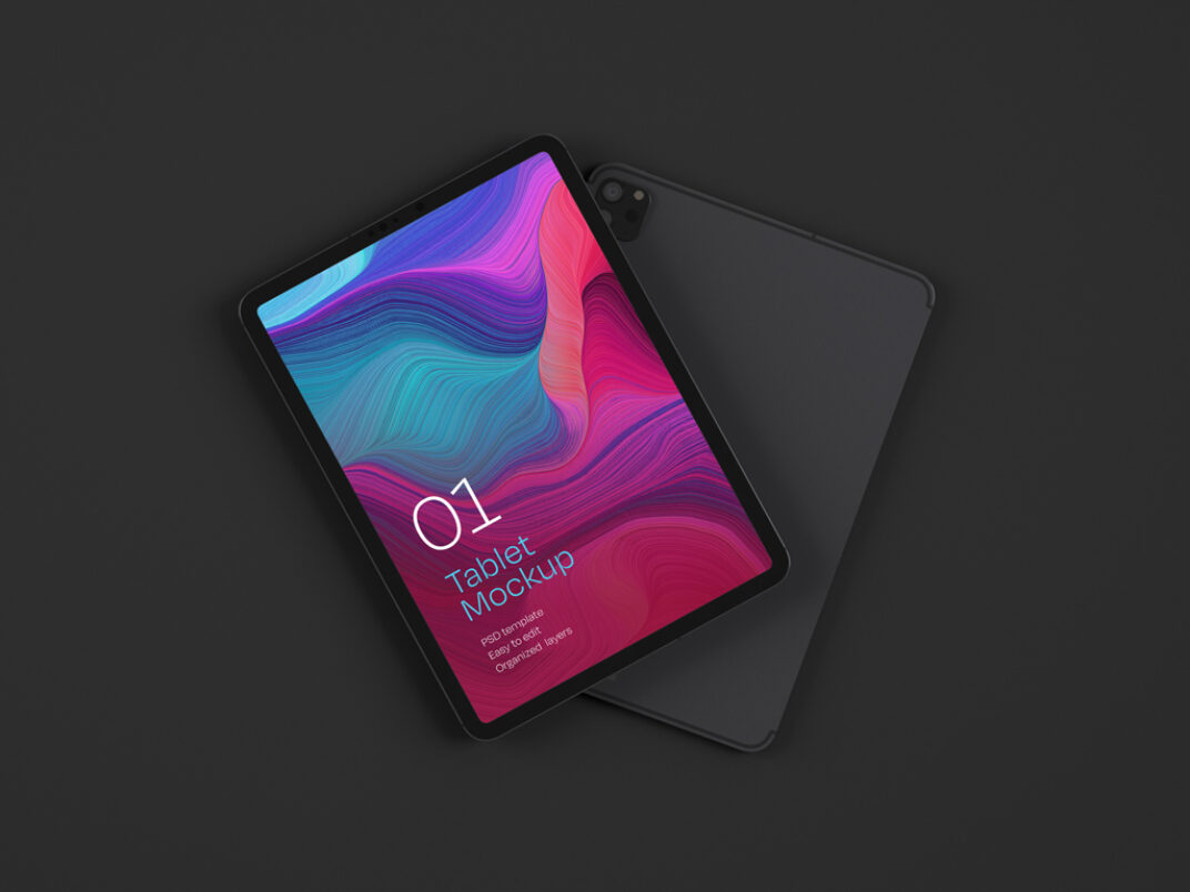 iPad Pro (Front & Back) Mockup - Mockup World