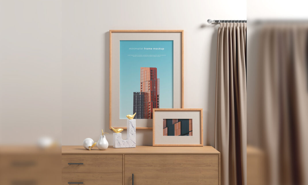 Picture Frames Mockup - Mockup World
