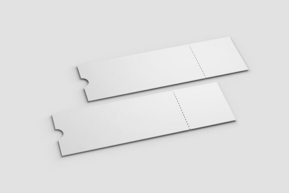Event Tickets (with tear-away Stubs) Mockup - Mockup World