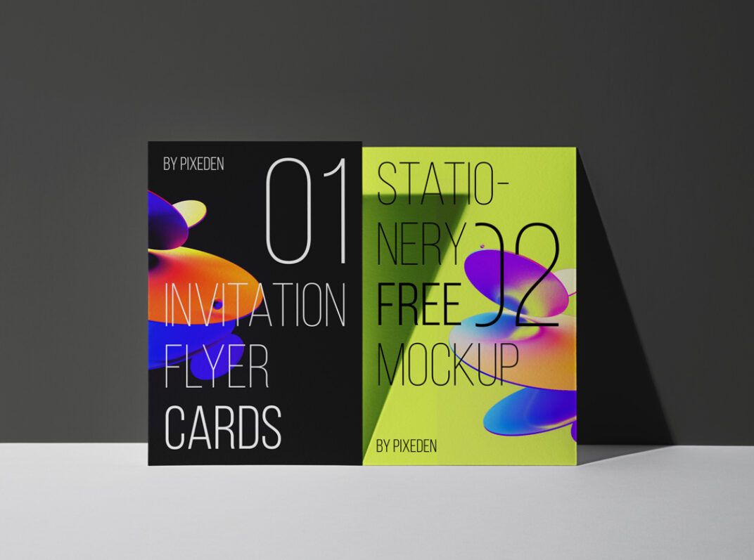 Flyer (front & back) Mockup - Mockup World