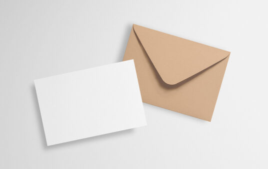 Card and Envelope Mockup - Mockup World