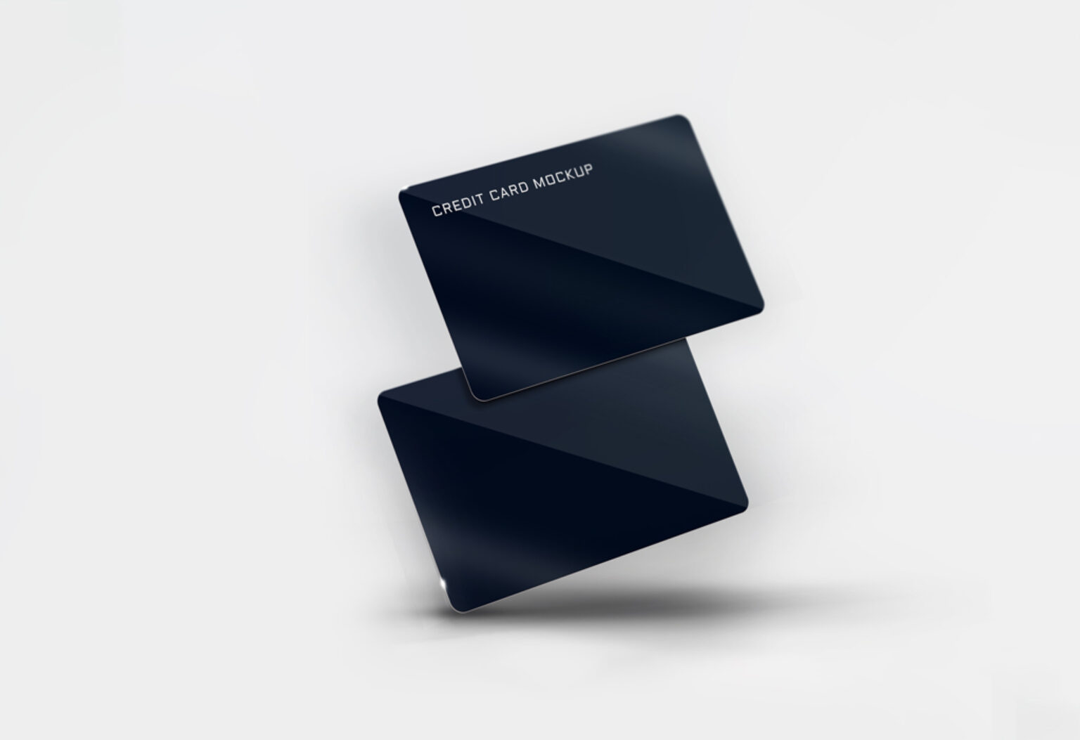 Floating Credit Cards Mockup - Mockup World