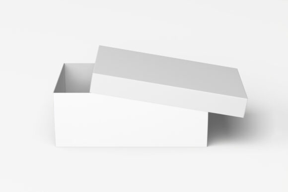 Open Shoebox Mockup - Mockup World