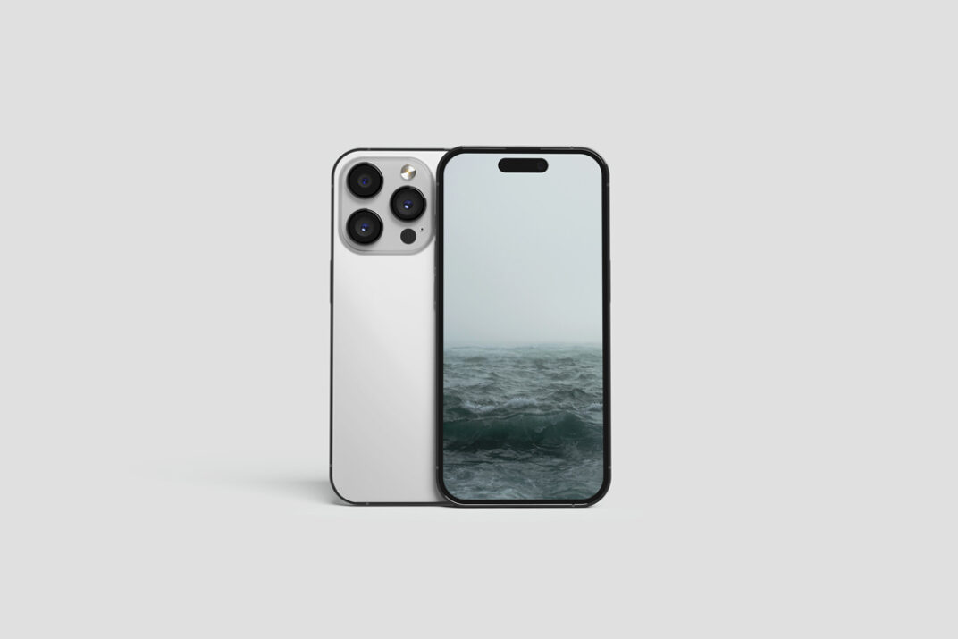 iPhone 14 Pro (Front and Back) Mockup - Mockup World