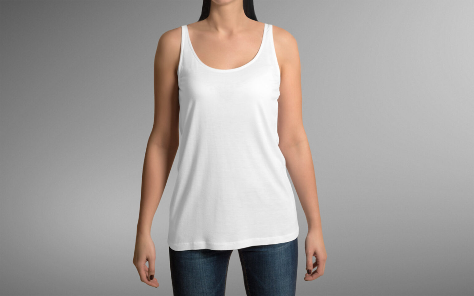 Women's Tank Top (Front & Back) Mockup Set - Mockup World