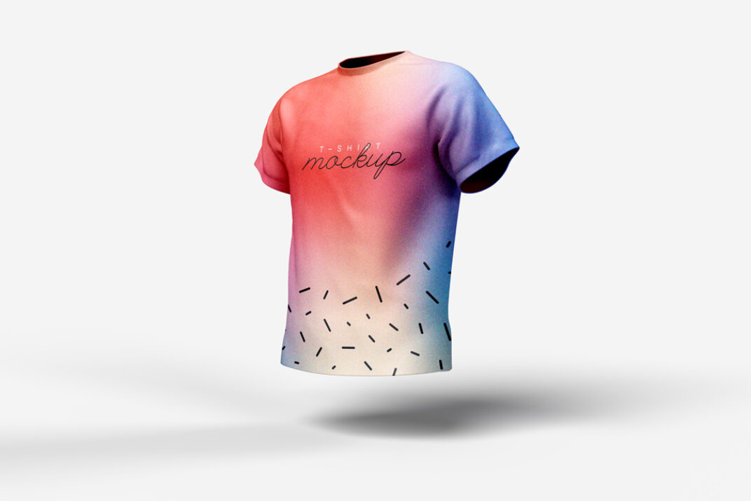 Floating T-Shirt Mockup - Mockup World