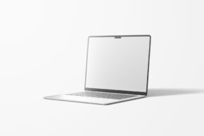 Open MacBook Pro Mockup - Mockup World