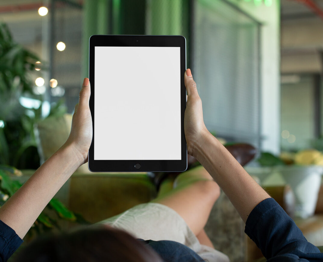Reading on iPad Mockup Generator - Mockup World