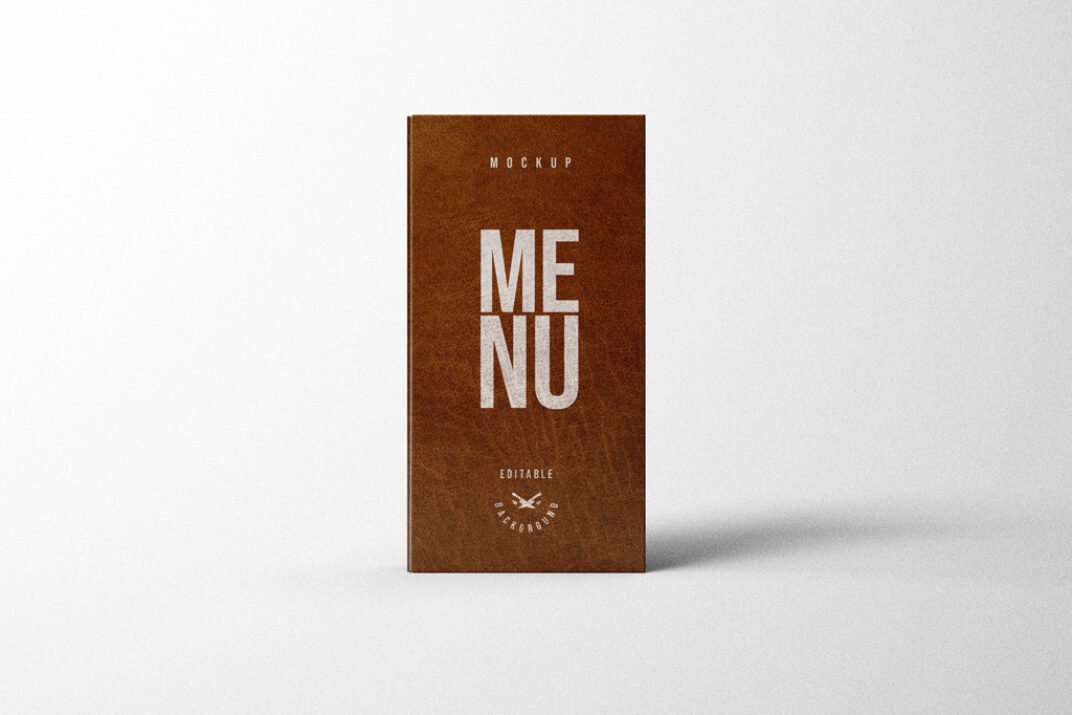Restaurant Menu Cover Mockup - Mockup World
