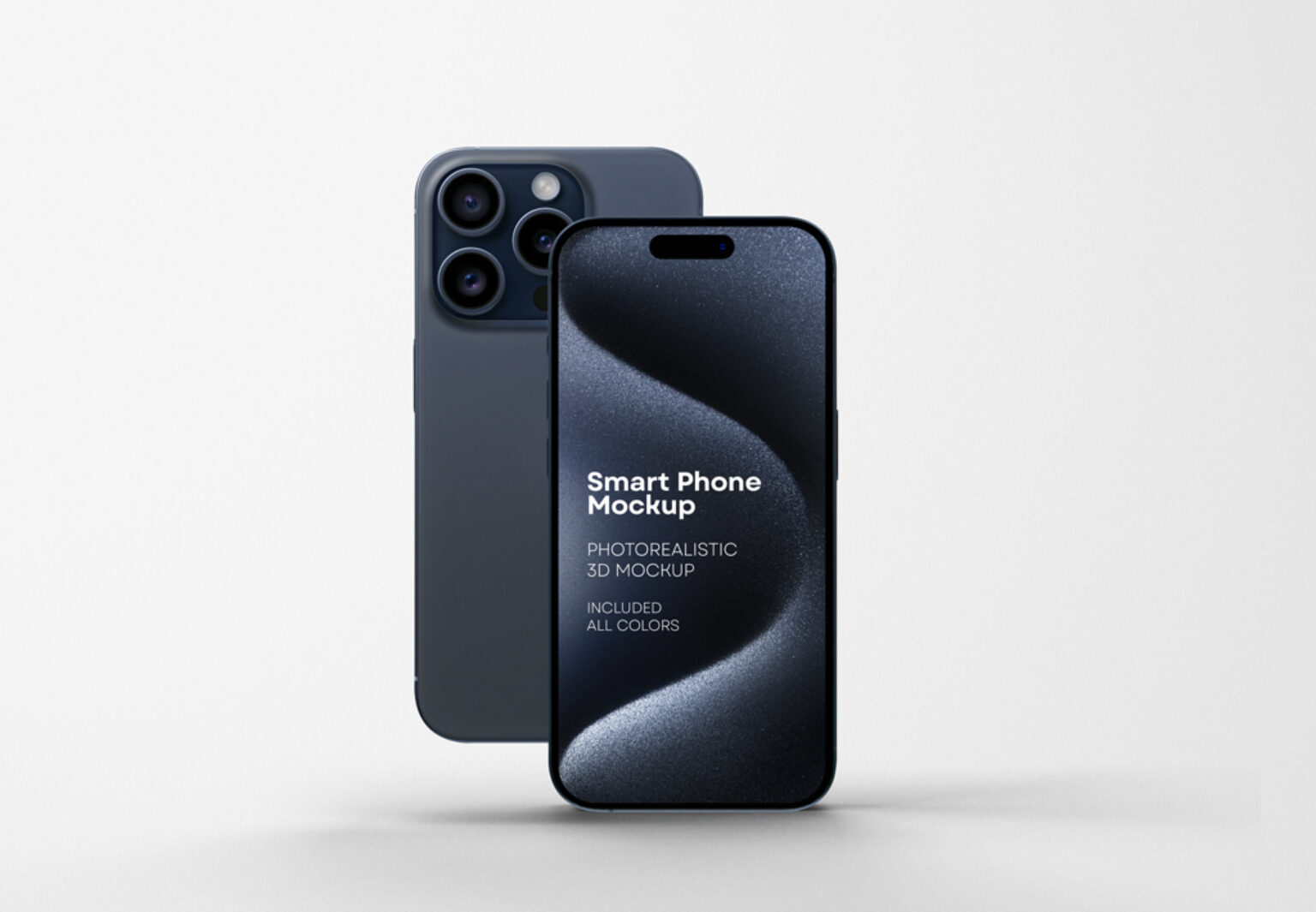 iPhone 15 Pro (all Colors) Mockup - Mockup World