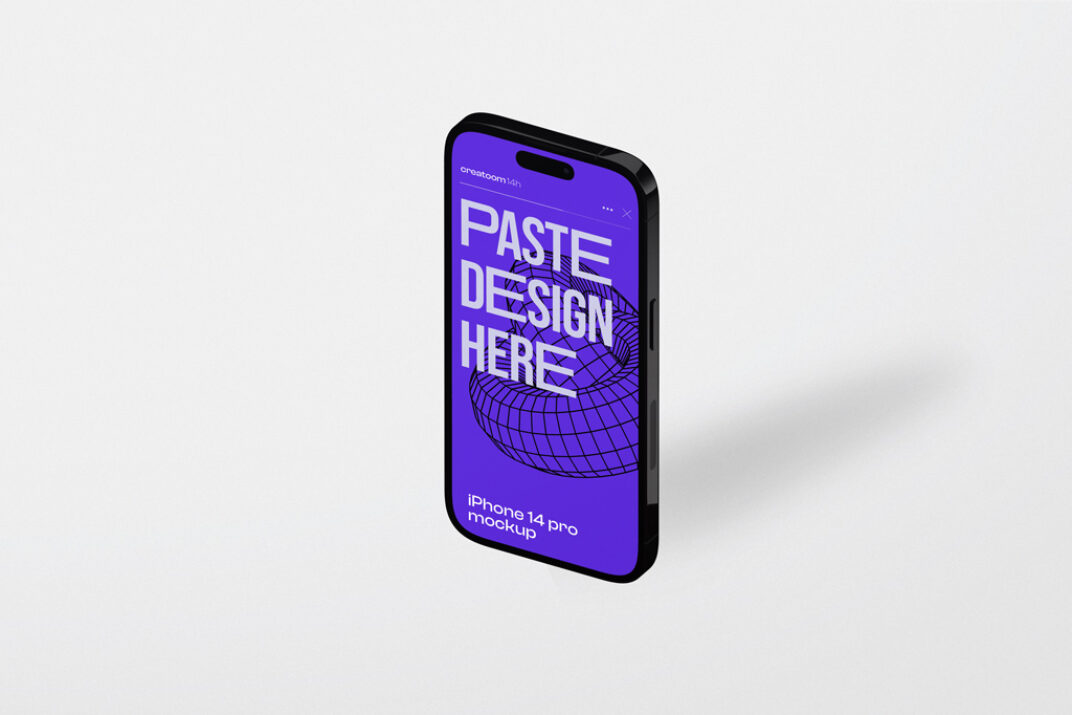 Isometric iPhone 14 Pro (all Colors) Mockup - Mockup World