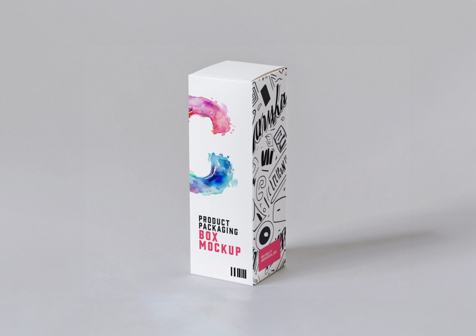 Bottle Gift Box Mockup - Mockup World