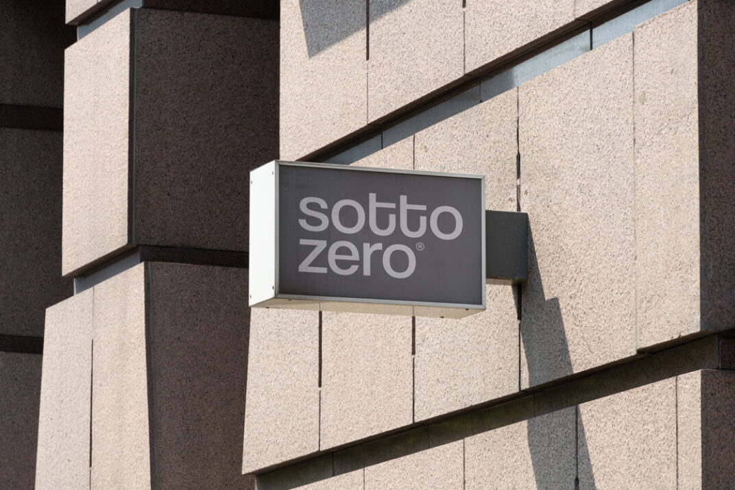 Slim and rectangular Shop Sign Mockup - Mockup World