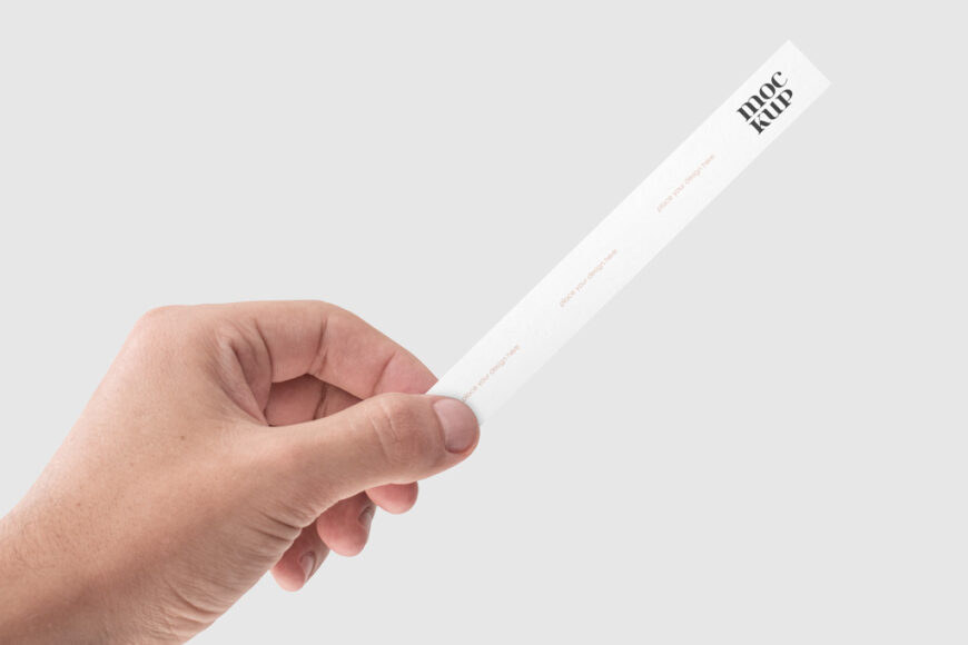 Fragrance Tester Strip Mockup Set - The Creative Bits