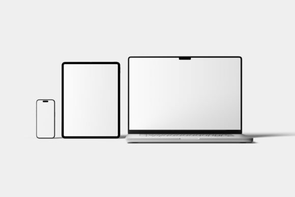 Multi Device (MacBook, iPad, iPhone) Mockup - Mockup World