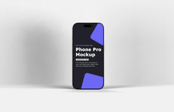 Animated and still iPhone 16 Pro Mockup - The Creative Bits