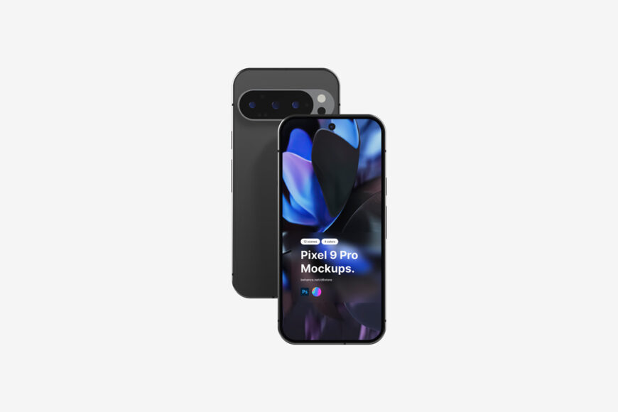 Google Pixel 9 Pro (all available Colors) Mockup Set - The Creative Bits