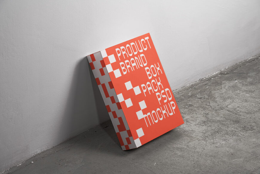 Rectangular Product Box Mockup - The Creative Bits