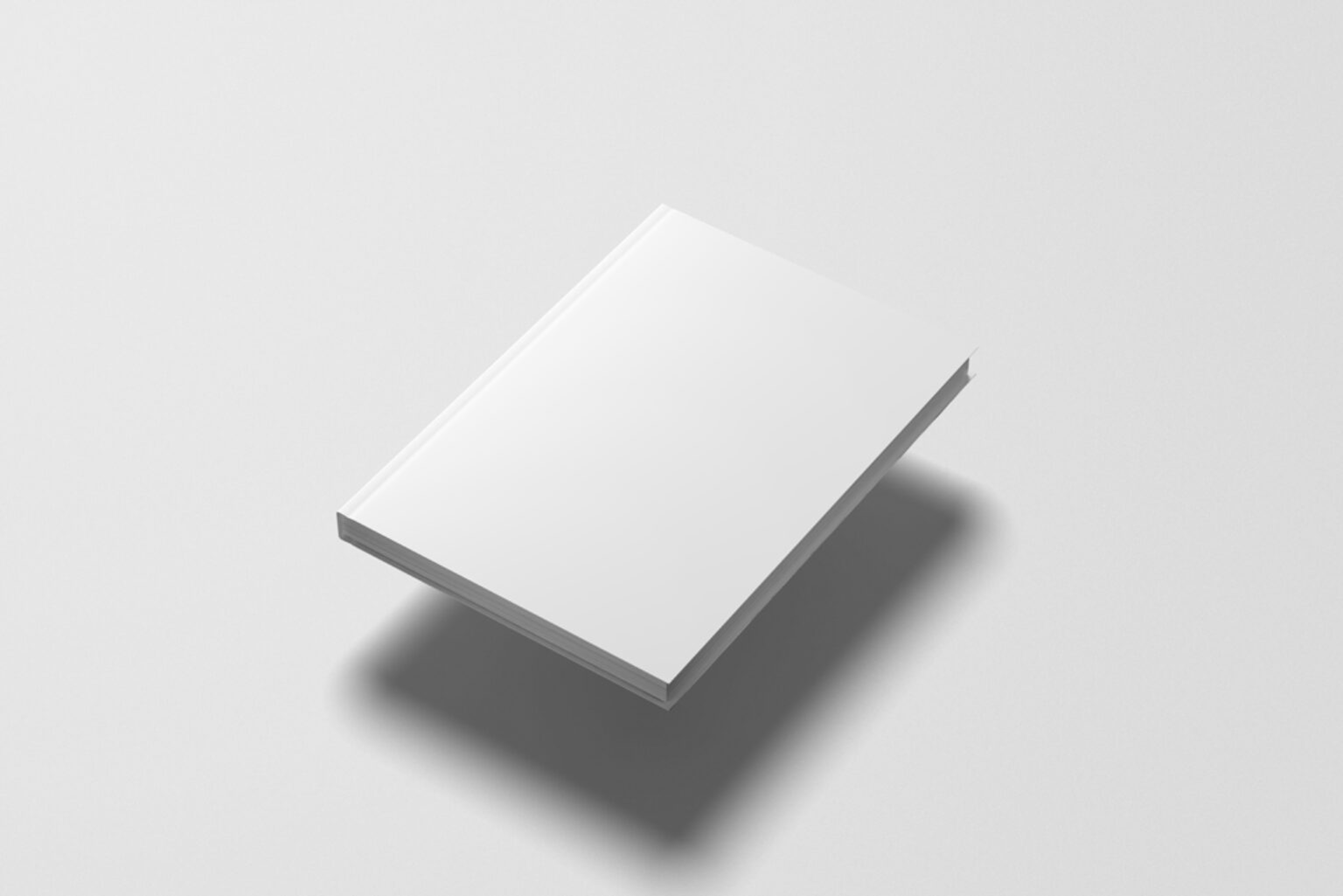 Anti-Gravity Hardcover Book Mockup - Mockup World