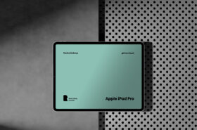 iPad Pro (Top View) Mockup - Mockup World