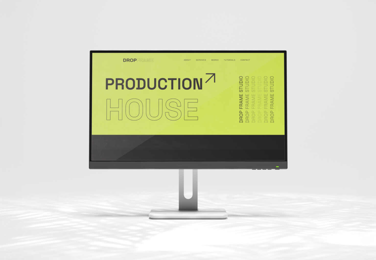 Flat Screen Display Mockup - Mockup World