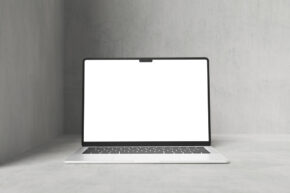 Open MacBook Pro (front View) Mockup - Mockup World