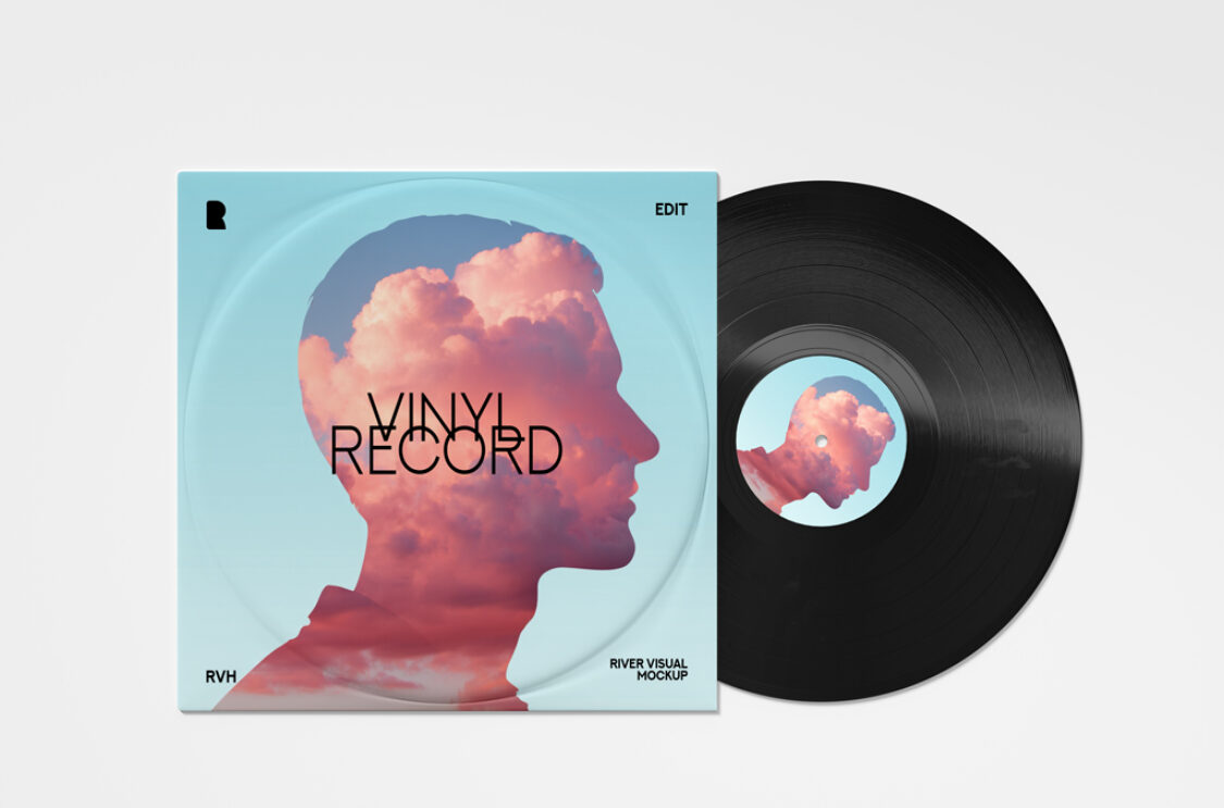 Vinyl Album Cover Mockup - Mockup World