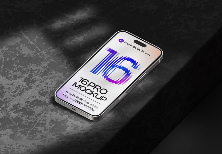 iPhone Pro 16 Mockup Bundle - Mockup World