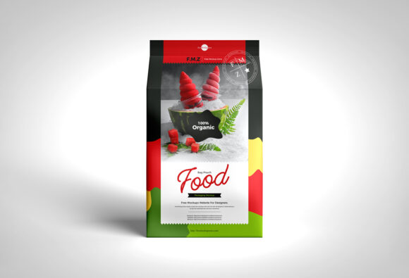 Food Packaging Pouch Mockup - The Creative Bits