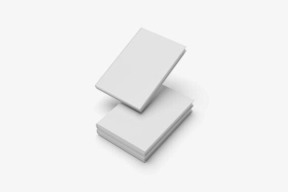 Stack of three Books Mockup - Mockup World